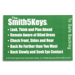The Smith5Keys® to Backing Safely